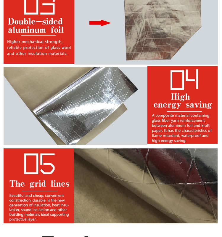 Aluminum Foil Kraft Paper Facing